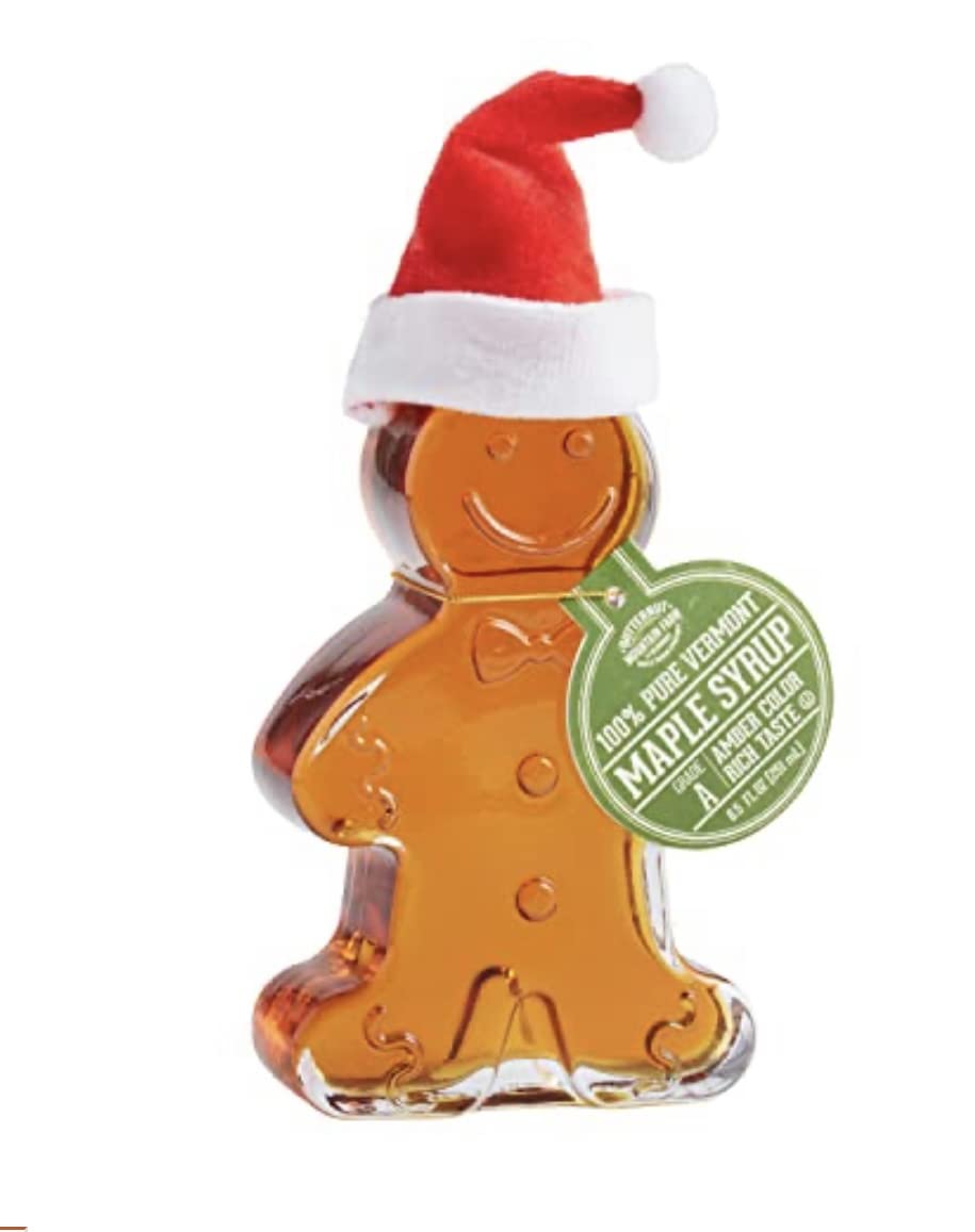 Amazon.com : 100% Pure Maple Syrup in a Gingerbread Man Bottle, 8.5 oz ...