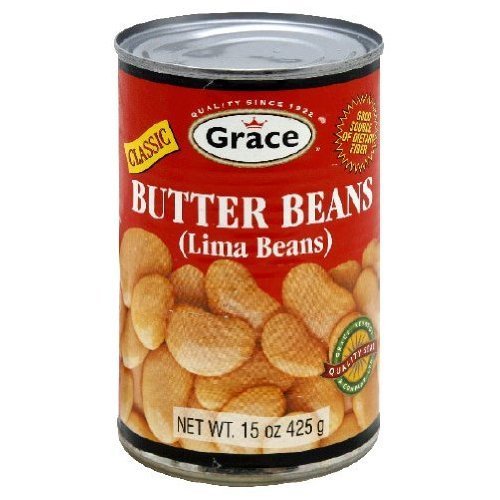 Amazon.com : Grace Butter Beans, 14oz : Beans Produce : Grocery ...