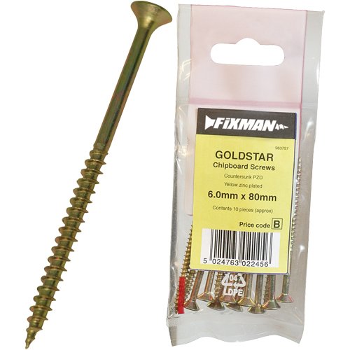 Amazon.com: Silverline Goldstar Screws 5.0 x 50mm (15) : Industrial ...