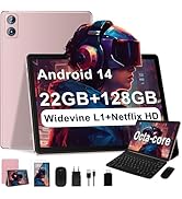 2025 Neuest Android 14 Tablet 10 Zoll, 22GB RAM+128GB ROM/TF 2TB ...