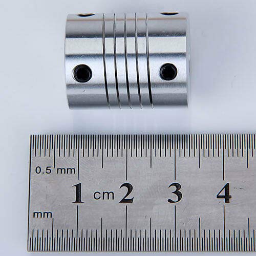 Stepper Motor Flexible Shaft Coupler Coupling for 3D Printer : Amazon ...