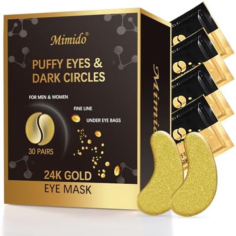 Amazon.com : Mimido Under Eye Patches - Eye Patches for Puffy Eyes, eye ...