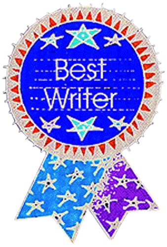 Center Enterprise D411 "Best Writer Award" Stamp: Amazon.com ...
