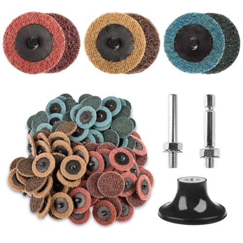 92PCS 2 Inch Quick Change Sanding Discs Set:90PCS Surface Conditioning ...