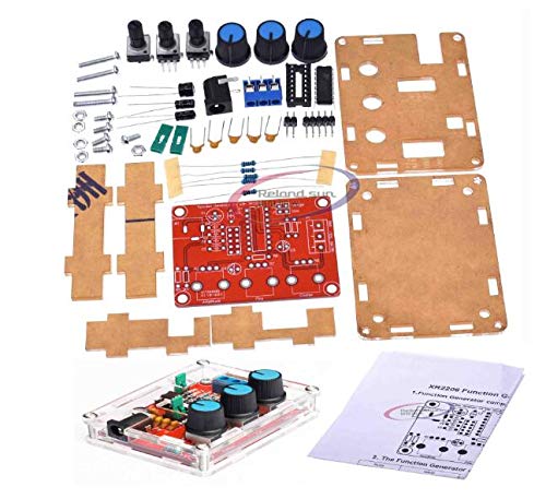 Reland Sung 1HZ-1MHZ XR2206 Function Signal Generator DIY Kit Sine Triangle Square Wave Module ...