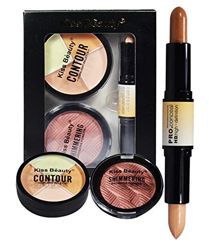 Buy Kiss Beauty Face Contour Kit (Set of 3) Online at Low Prices in ...