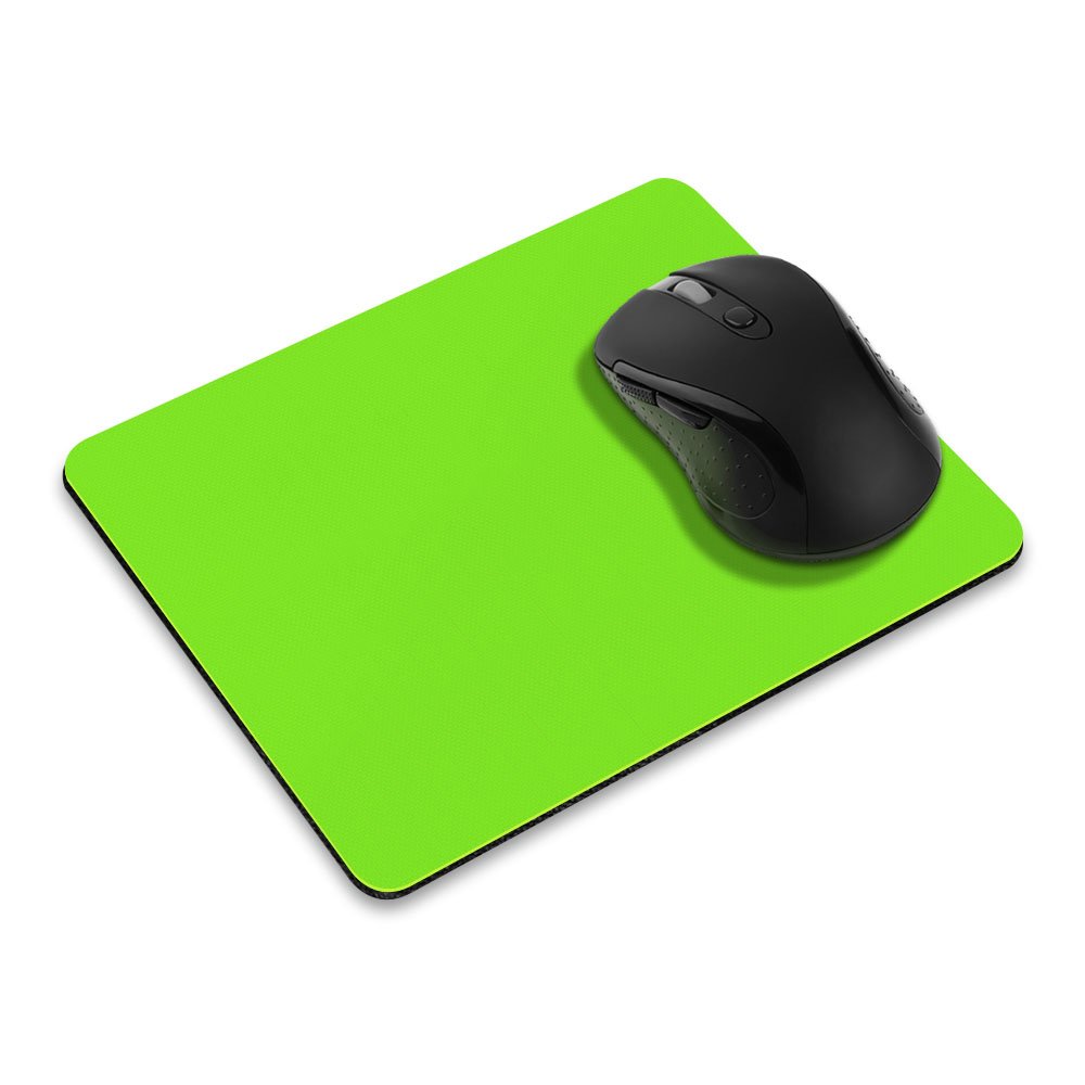 Amazon.com: Non-Slip Rectangle Mousepad, FINCIBO Solid Green Mouse Pad ...