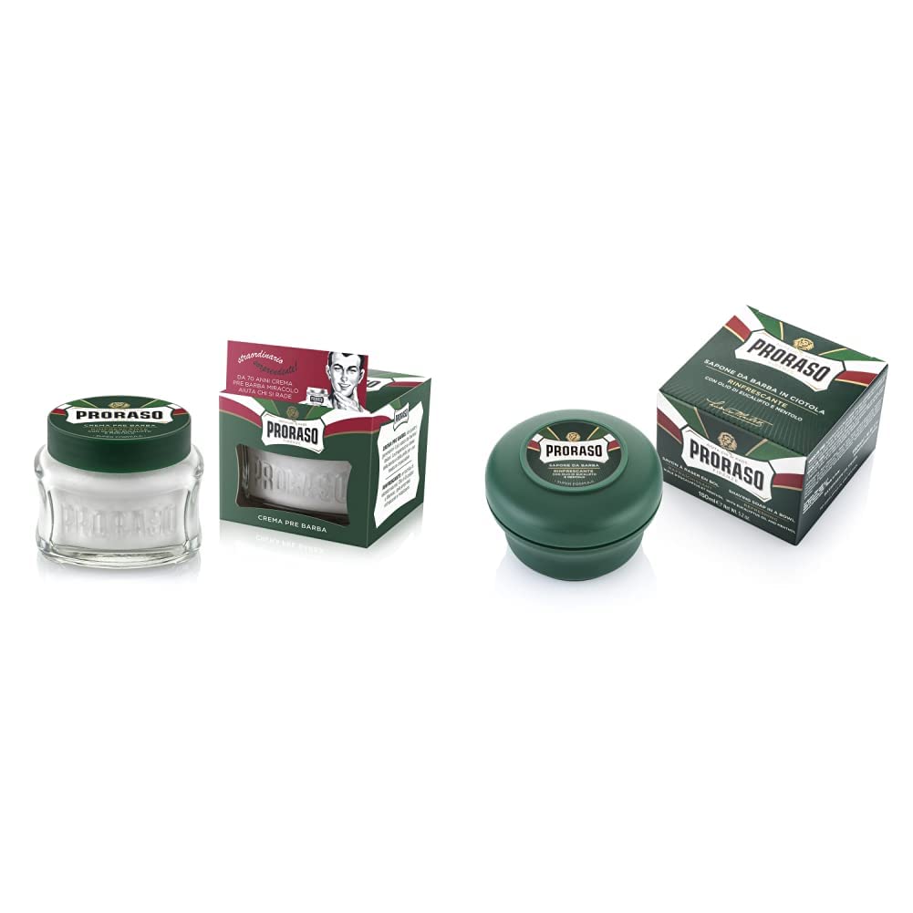Amazon.com: Refreshing Shaving Soap, 5.2 Oz. & Pre-Shave, 3.6 Oz ...