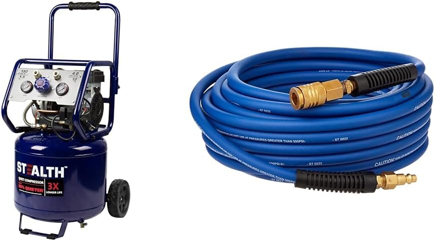 Amazon.com: Stealth 12 Gallon 150 PSI Ultra Quiet 68 Decibel Air ...