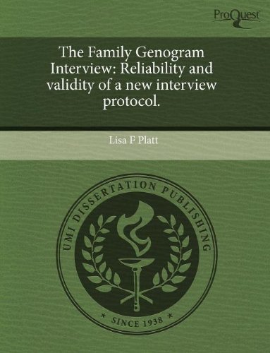 Buy The Family Genogram Interview: Reliability and Validity of a New ...