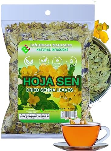 Amazon.com : Hoja de Sen Té (Senna Leaf Tea Natural) Net Wt. 4 oz (113g ...