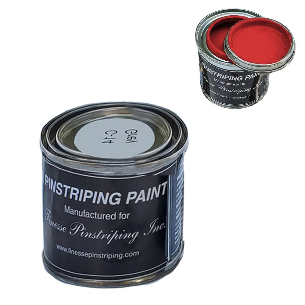 Amazon.com: Finesse Products Pinstriping Paint (4 ounce can) (Red ...