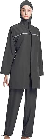 Sthxyfaith Muslim Swimsuits for Women Rash Guard Swimwear Long Sleeve ...