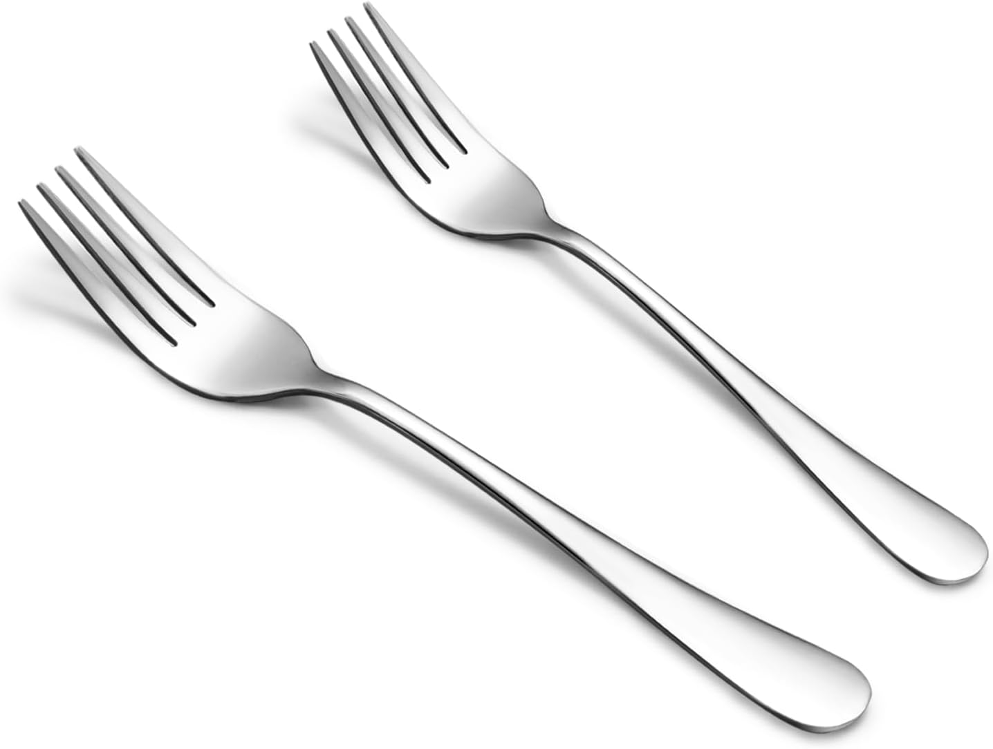 Amazon.com: SANTUO Stainless Steel Forks Set, 6PCS 7.3" Salad Forks and ...