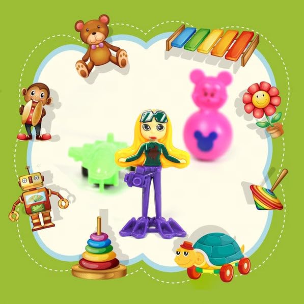 20PC Mix All New Toy with Plastic Commander Container, Mix All Types ...