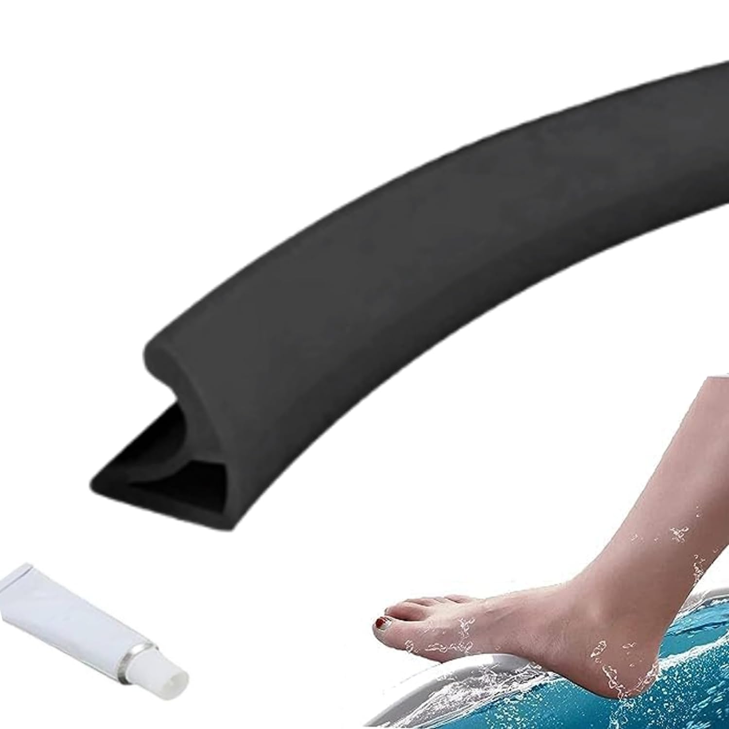 Metreno Water Stopper for Kitchen Sink Slab Silicone with Glue ...