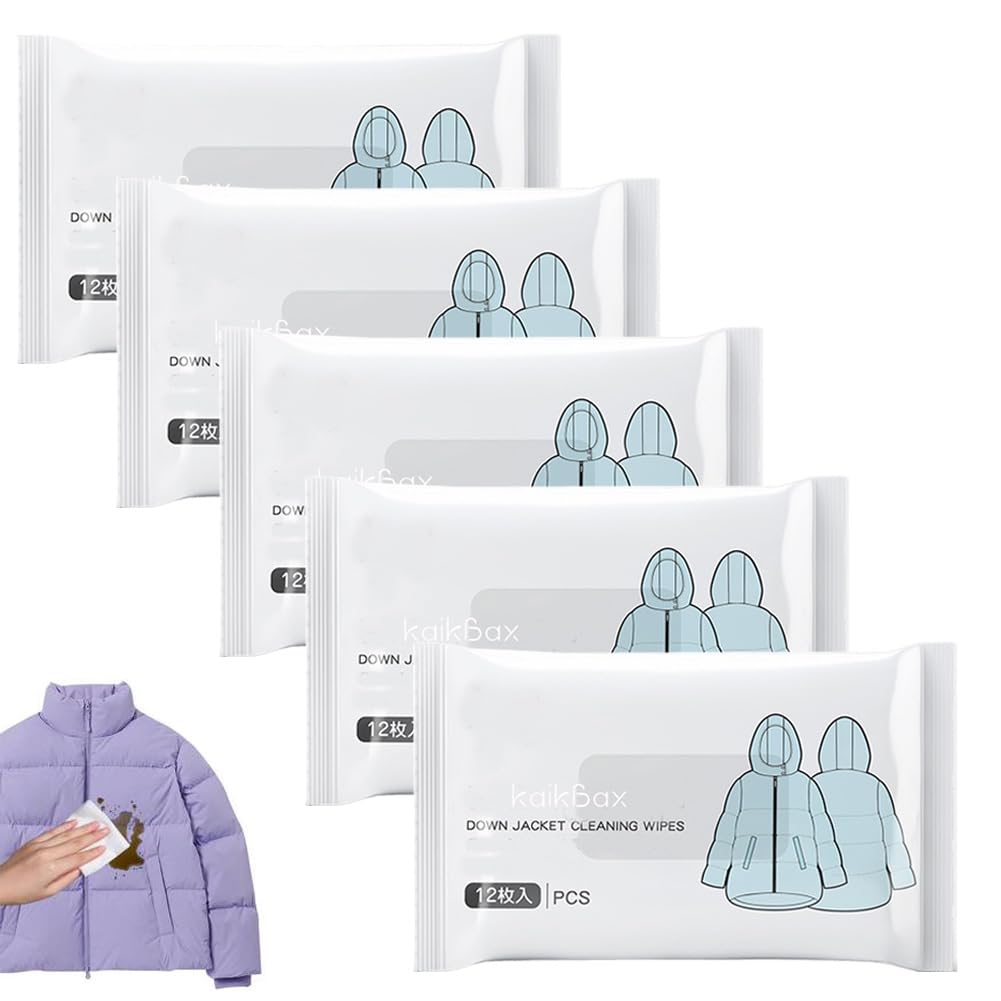 Amazon.com: 5Pack Wash-free Down Jacket Cleaning Wipes, Disposable ...