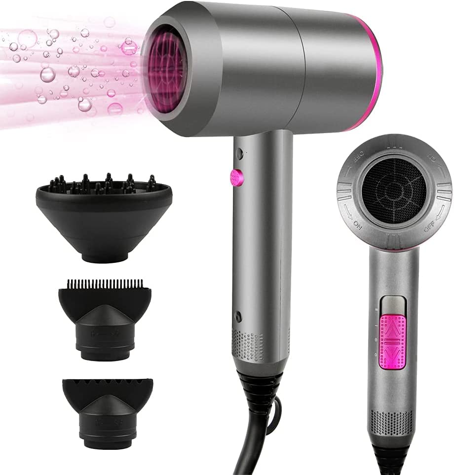 CASAMAA Secador Pelo Ionico, Secadores de Pelo iones Profesional Hair Dryer Motor AC Motor ...