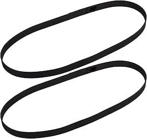 2Pcs 627mm X 5mm X 0.6mm Wide Flat Cassette Tape Machine Belt Assorted ...