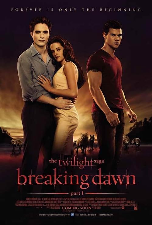 Amazon.com: The Twilight Saga: Breaking Dawn Movie Poster Print (27 x ...