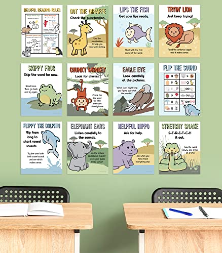 Snapklik.com : Carson Dellosa 12-Piece Decoding Strategies Posters, 8.5 ...