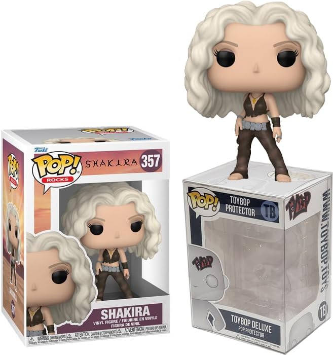 Amazon.com: Funko Pop Shakira Whenever Wherever + Protector: Pop! Latin ...