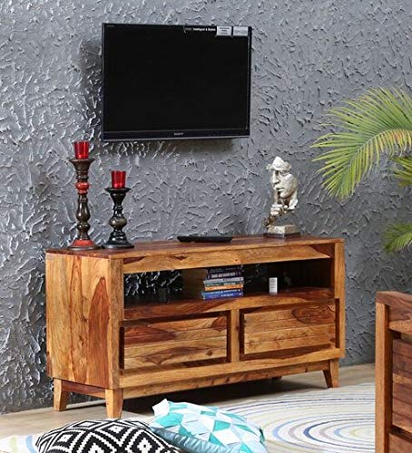 Rani Sati Furniture Solid Wood Free Standing TV Entertainment Unit ...