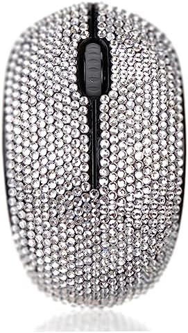 Amazon.com: Attoe Bluetooth Mouse,Bling Dazzling 2.4GHz Rechargeable ...