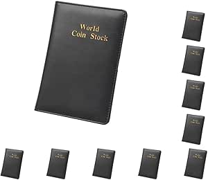 10 set 120 Units Leather Coin Album Commemorative Banknote Collector ...