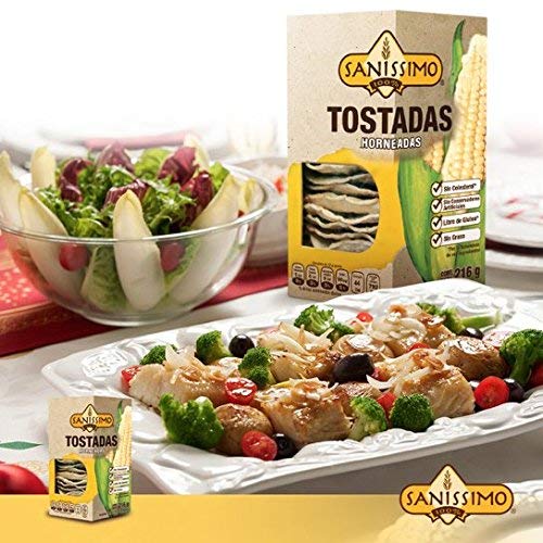 Tostadas de maíz horneadas en horno Sanissimo individual – Yaxa Colombia