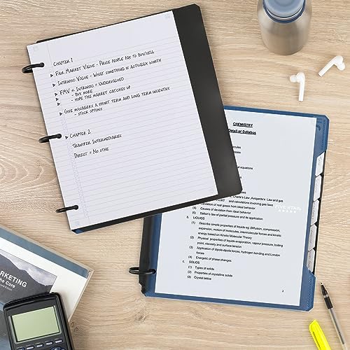Snapklik.com : Five Star Flex Refillable Hybrid NoteBinder + Study App ...