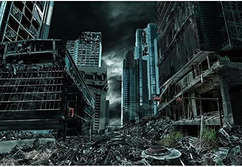 Amazon.com : Renaiss 5x3ft End of The World Backdrop Apocalyptic ...