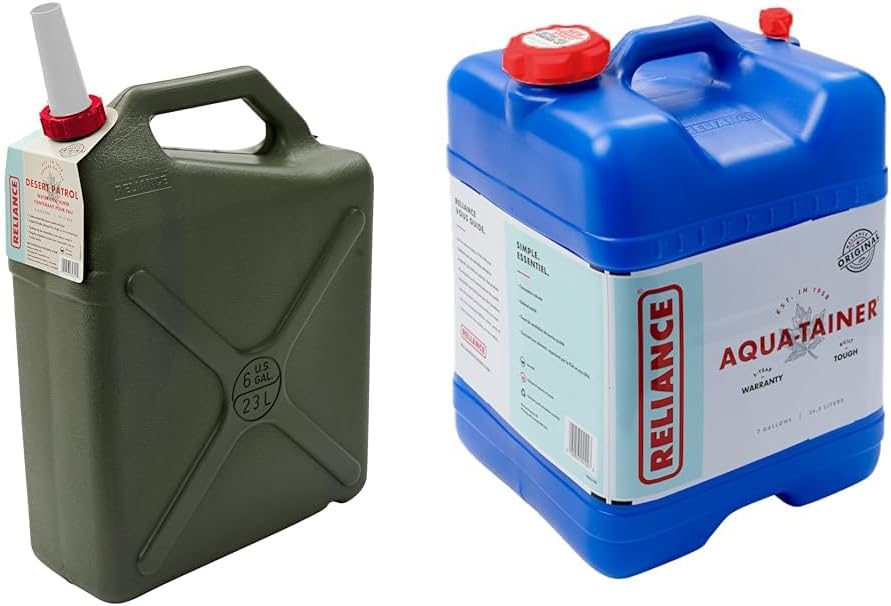 Amazon.com : Reliance Products Desert Patrol 6 Gallon Rigid Water ...