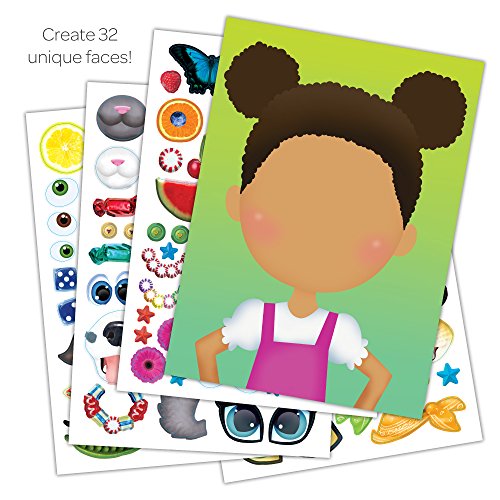 Bendon Create-A-Face Sticker Pad (Wacky Faces) - Want It All