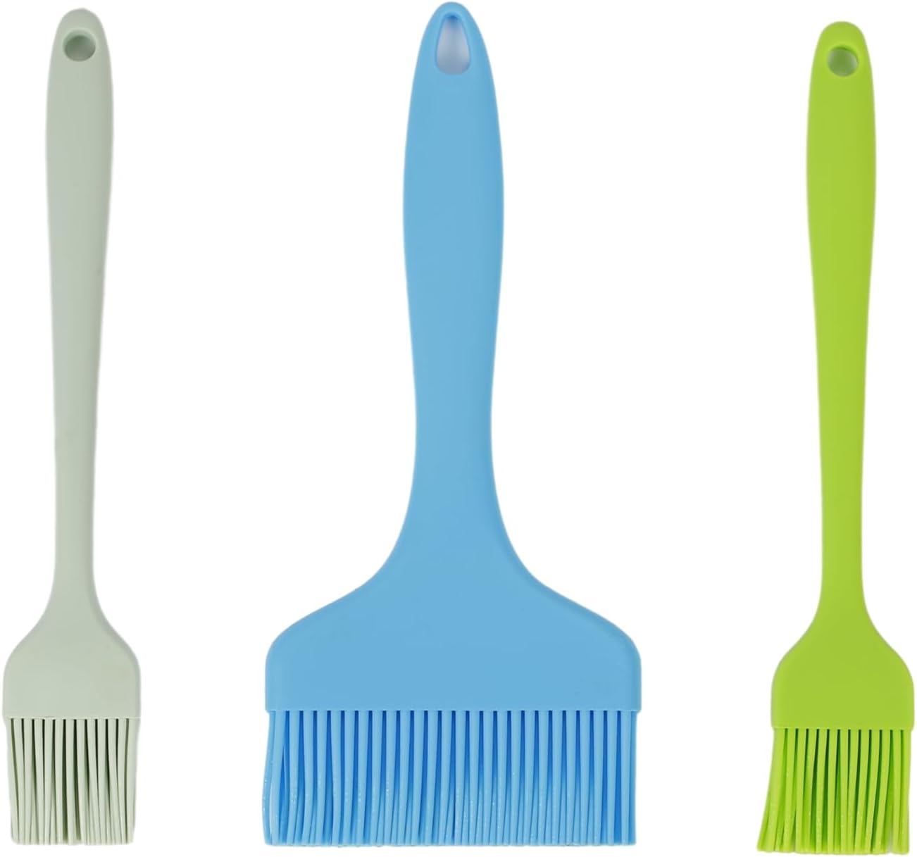 Amazon.com: 3-Pack Silicone Basting Pastry Brushes for Baking Cooking ...