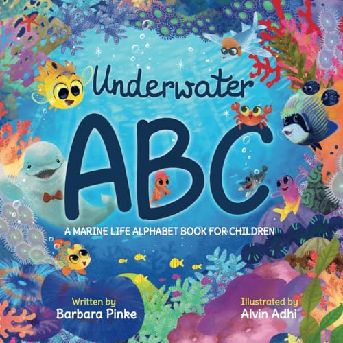 Snapklik.com : Underwater ABC: A Marine Life Alphabet Book For Kids