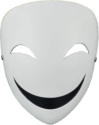 Amazon.com: White Smile Mask High-Rise Invasion Anime Sniper Resin ...