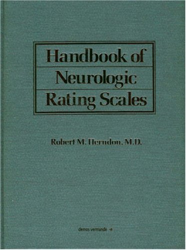 Handbook of Neurologic Rating Scales: 9781888799071: Medicine & Health ...
