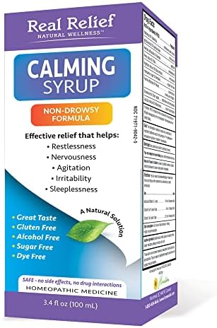 Amazon.com: Real Relief Calming Syrup Non Drowsy Natural Formula ...