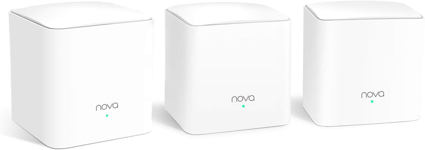 Tenda Nova MW6 AC1200 Mesh WiFi System, Dual Band Gigabit Ports WiFi ...