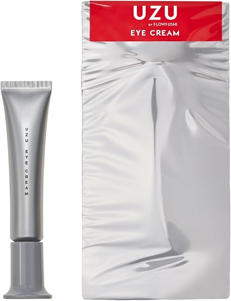 Amazon.co.jp: UZU BY FLOWFUSHI (ウズバイフローフシ) UZU アイクリーム 00 [日中用アイクリーム] 15g トーンアップ シワ クマ ハリ くすみ 低刺激 ...