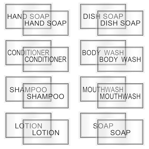 Best Waterproof Labels for Shampoo Bottles to Organize Your Space – Fit ...