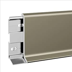 Aluminum Flexible Baseboard Molding Trim, Customizable Garage Baseboard ...