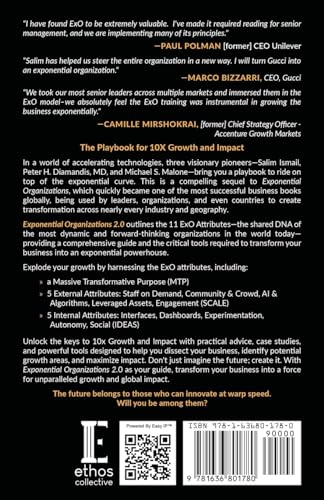 Snapklik.com : Exponential Organizations 20: The New Playbook For 10x ...