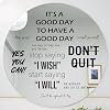 Amazon.com: Inspirational Mirror Decals - Set of 9 Black Vinyl ...