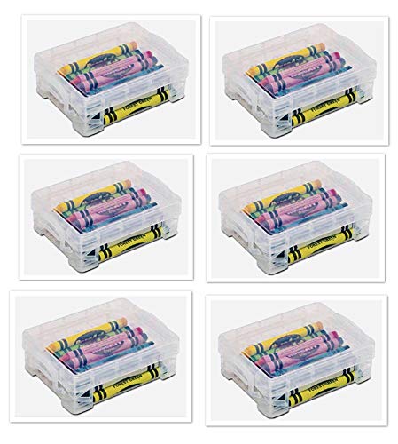 Super Stackers (1.6” x 3.5” x 4.8”) Set of 6 Clear : Amazon.in: Home ...