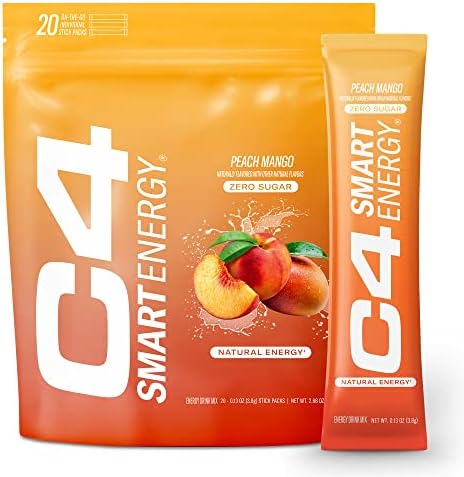 Amazon.com: C4 Smart Energy Powder Stick Packs - Sugar Free Performance ...