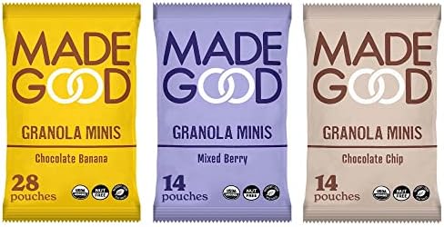 Amazon.com: MadeGood Granola Mini Bundle 56 Count (0.85OZ Each) - (28 ...