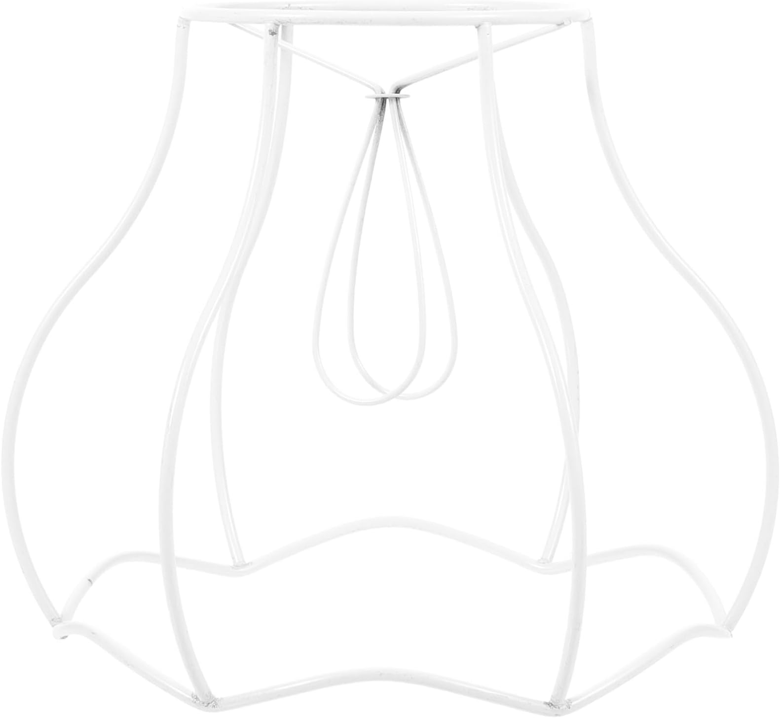 SEWACC Metal Lamp Shade Frame Iron Wire Lampshade Cage Frame DIY Flower ...