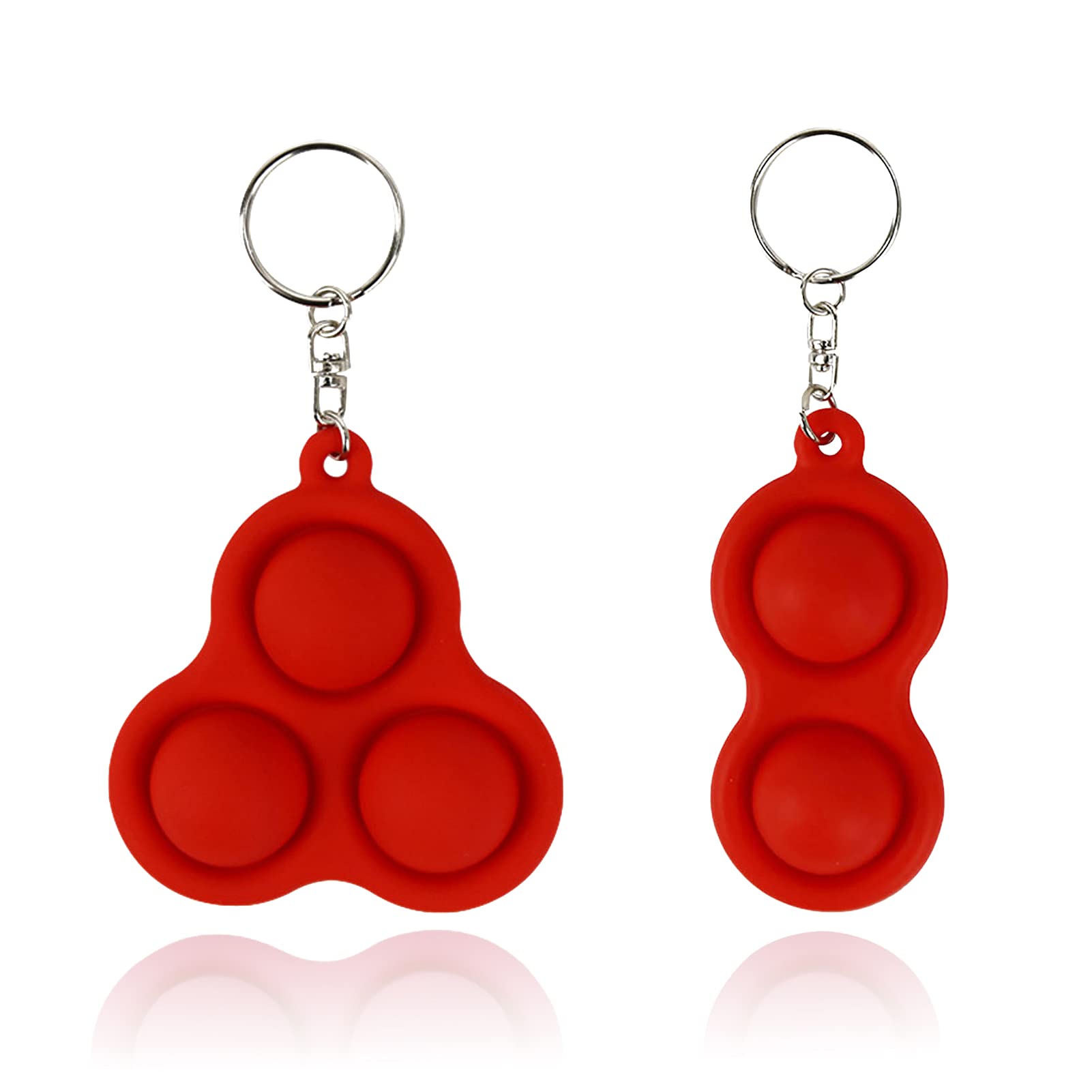 Buy TOMA TOYS X2 Simple Dimple Fidget Toys Set, Silicone Stress ...